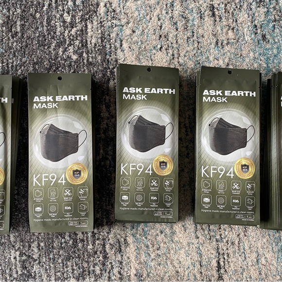 Other | Ask Earth Kf94 Face Masks 4 Layer Protection Lot Of 5 | Poshmark